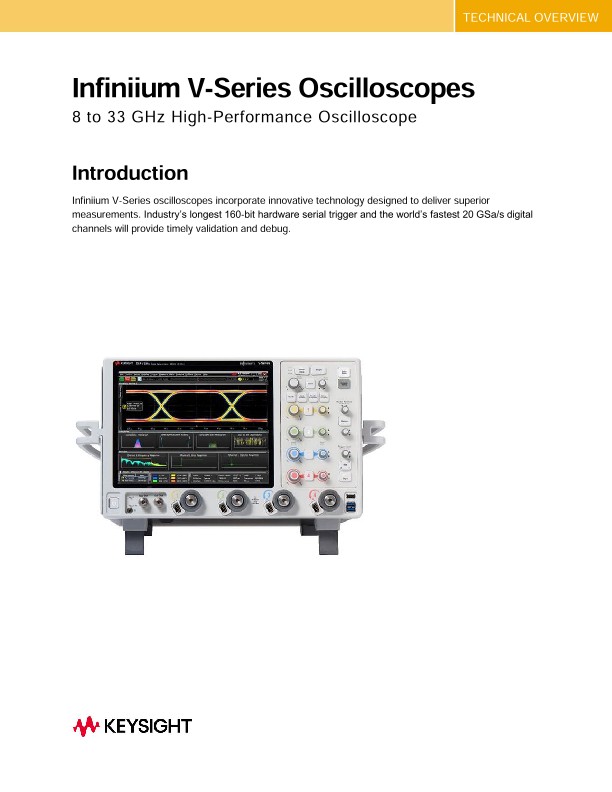 Infiniium V-Series Oscilloscopes PDF Asset Page | Keysight